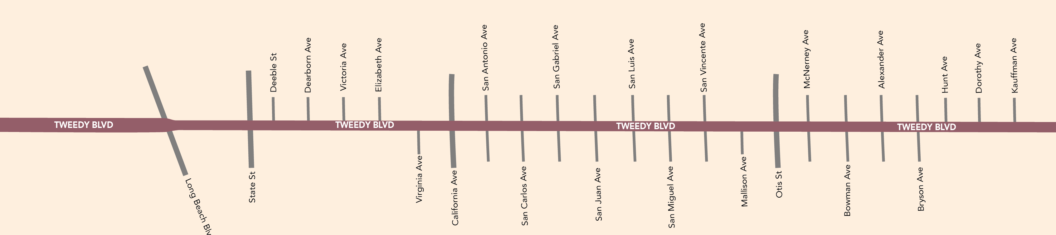 2023 Tweedy Mile Maps Simplified Tweedy Mile Map | Tweedy Mile